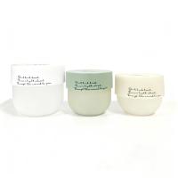 China 200g 500g Plastic Wide-mouth Hair Wax Cream Jar PP Round-bottom Body Scrub Container for sale