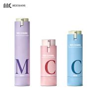 China 15ml 30ml 50ml Refillable Airless Pump Bottle Eco-Friendly Vacuum Packaging for Serums Creams for sale