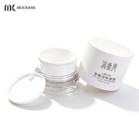 China Crystal Clear Shatter Resistant Acrylic Cream Jar 15g 30g 50g for Cosmetic Packaging for sale