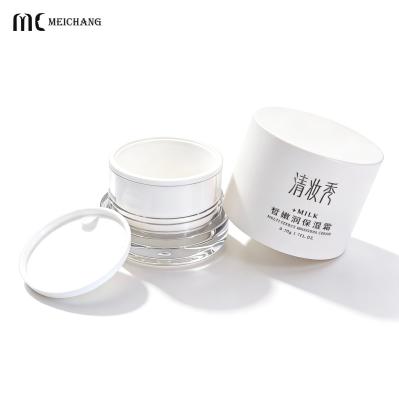 China Crystal Clear Shatter Resistant Acrylic Cream Jar 15g 30g 50g for Cosmetic Packaging for sale