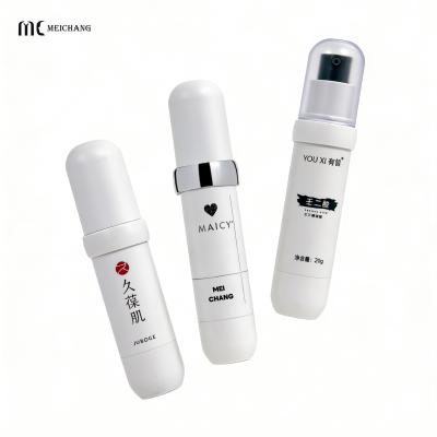 China 15-30ml Pill Shape Airless Bottles for Pharmaceutical Skincare Serum Packaging MC-246 for sale
