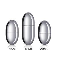 China 15-30ml Pill Shape Airless Bottles for Pharmaceutical Skincare Serum Packaging MC-246 for sale