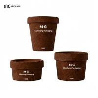 China Eco-Friendly PP Cream Jar with Coffee Grounds Material 50ML 100ML 200ML for Custom Cosmetic Packaging for sale