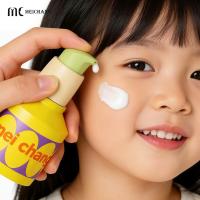 China PP Double-Lid Vacuum Airless Pump Bottle 30ml 50ml 80ml 100ml Child-Resistant Kids Skincare for sale