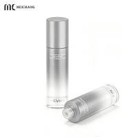 China Double Cap PET Bottle 80ml 100ml 120ml 150ml Leak Proof Skincare Packaging for sale