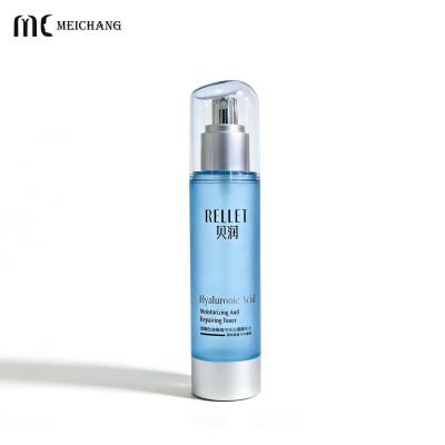 China 80ml 100ml High Transparency AS Airless Spray Bottle Fine Mist Precise Dosing for sale