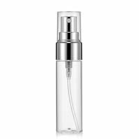 China 80ml 100ml High Transparency AS Airless Spray Bottle Fine Mist Precise Dosing for sale