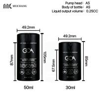 China 30ml 50ml Double Layer Acrylic Airless Bottle Anti Contamination Pump for Serum Cream for sale