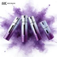 China Electroplated Gradient Visible Window Double-Layer Vacuum Airless Pump Bottle 15ml 30ml 40ml 50ml for sale