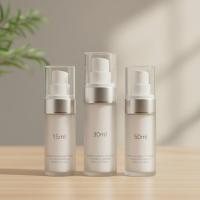 China 15ml 30ml 50ml Refillable Airless Pump Bottle Eco-Friendly Vacuum Packaging for Serums Creams for sale