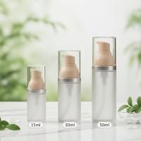 China 15ml 30ml 50ml Refillable Airless Pump Bottle Eco-Friendly Vacuum Packaging for Serums Creams for sale
