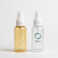 China 140ml 180ml Food Grade PET Powder Spray Bottle with 90 Degree Foldable Nozzle for Seasoning Packaging for sale
