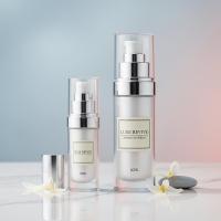 China 50ML 80ML Double Layer Acrylic Airless Pump Bottle Vacuum Packaging for Skincare for sale