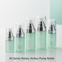 China 15ml to 120ml AS Rotary Airless Pump Bottle Vacuum Preservation Straw-Free Piston Design Eco-Friendly for sale