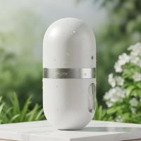 China 15-30ml Pill Shape Airless Bottles for Pharmaceutical Skincare Serum Packaging MC-246 for sale