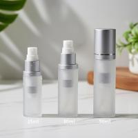 China 15ml 30ml 50ml Refillable Airless Pump Bottle Eco-Friendly Vacuum Packaging for Serums Creams for sale