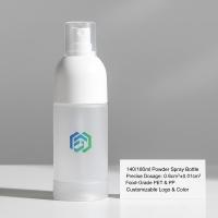 China 140ml 180ml Food Grade PET Powder Spray Bottle with 90 Degree Foldable Nozzle for Seasoning Packaging for sale