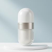 China 15-30ml Pill Shape Airless Bottles for Pharmaceutical Skincare Serum Packaging MC-246 for sale