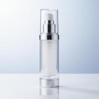 China Double Layer Acrylic Airless Pump Bottle 15ml 30ml 50ml Vacuum Fresh Lock Technology Leak Proof Skincare Packaging for sale
