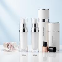China 50ML 80ML Double Layer Acrylic Airless Pump Bottle Vacuum Packaging for Skincare for sale