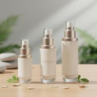 China 15ml 30ml 50ml Refillable Airless Pump Bottle Eco-Friendly Vacuum Packaging for Serums Creams for sale