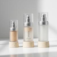 China 15ml 30ml 50ml Refillable Airless Pump Bottle Eco-Friendly Vacuum Packaging for Serums Creams for sale