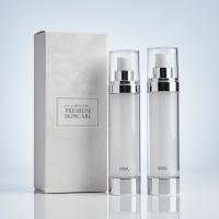 China 50ML 80ML Double Layer Acrylic Airless Pump Bottle Vacuum Packaging for Skincare for sale