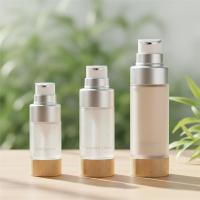 China 15ml 30ml 50ml Refillable Airless Pump Bottle Eco-Friendly Vacuum Packaging for Serums Creams for sale