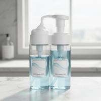 China 200ml 350ml Dual Size Foam Pump Refillable Bottle PP PE Material 42mm Caliber for sale