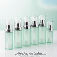 China 15ml to 120ml AS Rotary Airless Pump Bottle Vacuum Preservation Straw-Free Piston Design Eco-Friendly for sale