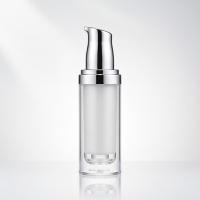 China Double Layer Acrylic Airless Pump Bottle 15ml 30ml 50ml Vacuum Fresh Lock Technology Leak Proof Skincare Packaging for sale