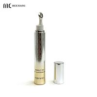 China 10ml 15ml Double Layer Airless Pump Bottle with Zinc Alloy Nozzle for Eye Cream for sale