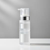 China 200ml 350ml Dual Size Foam Pump Refillable Bottle PP PE Material 42mm Caliber for sale