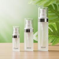 China 15ml 30ml 50ml Refillable Airless Pump Bottle Eco-Friendly Vacuum Packaging for Serums Creams for sale