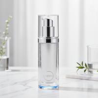 China Double Layer Acrylic Airless Pump Bottle 15ml 30ml 50ml Vacuum Fresh Lock Technology Leak Proof Skincare Packaging for sale