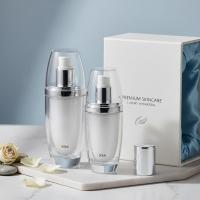 China 50ML 80ML Double Layer Acrylic Airless Pump Bottle Vacuum Packaging for Skincare for sale