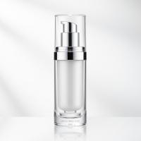 China Double Layer Acrylic Airless Pump Bottle 15ml 30ml 50ml Vacuum Fresh Lock Technology Leak Proof Skincare Packaging for sale