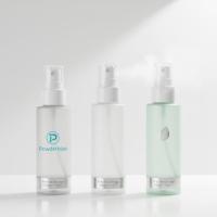 China 140ml 180ml Food Grade PET Powder Spray Bottle with 90 Degree Foldable Nozzle for Seasoning Packaging for sale