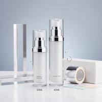 China 50ML 80ML Double Layer Acrylic Airless Pump Bottle Vacuum Packaging for Skincare for sale