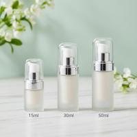 China 15ml 30ml 50ml Refillable Airless Pump Bottle Eco-Friendly Vacuum Packaging for Serums Creams for sale
