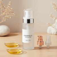 China 150ml Leak Proof Plastic Pump Bottle for Cleansing Oil with Customizable Eco Friendly Finish for sale