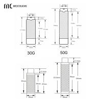 China 30ml 50ml Refillable Airless Bottle Eco Friendly Replaceable Vacuum Cosmetic Container for sale