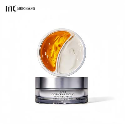 China Customizable Dual Compartment Acrylic Cream Jar 40ml 60ml 50ml 50ml for Cosmetic Packaging for sale