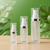China 15ml 30ml 50ml Refillable Airless Pump Bottle Eco-Friendly Vacuum Packaging for Serums Creams for sale