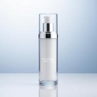 China Double Layer Acrylic Airless Pump Bottle 15ml 30ml 50ml Vacuum Fresh Lock Technology Leak Proof Skincare Packaging for sale