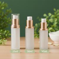 China 15ml 30ml 50ml Refillable Airless Pump Bottle Eco-Friendly Vacuum Packaging for Serums Creams for sale
