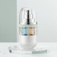 China 15-30ml Pill Shape Airless Bottles for Pharmaceutical Skincare Serum Packaging MC-246 for sale