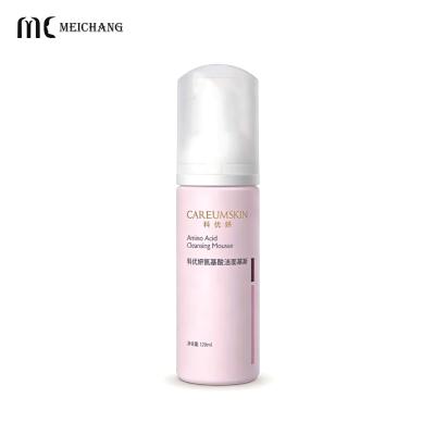 China 30-200ml Teen Acne Foam Pump Bottle PET PP Custom Screen Printing for Cloud Dense Foam Cosmetic Packaging for sale