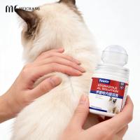 China 60ml PETG High Transparency Roller Ball Bottle Leak Proof Design Pet Topical Medication for sale