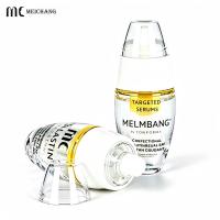 China 30ml 3ml Airless Dual Chamber Bottle for Vitamin C Serum Powder Liquid Separation PETG for sale